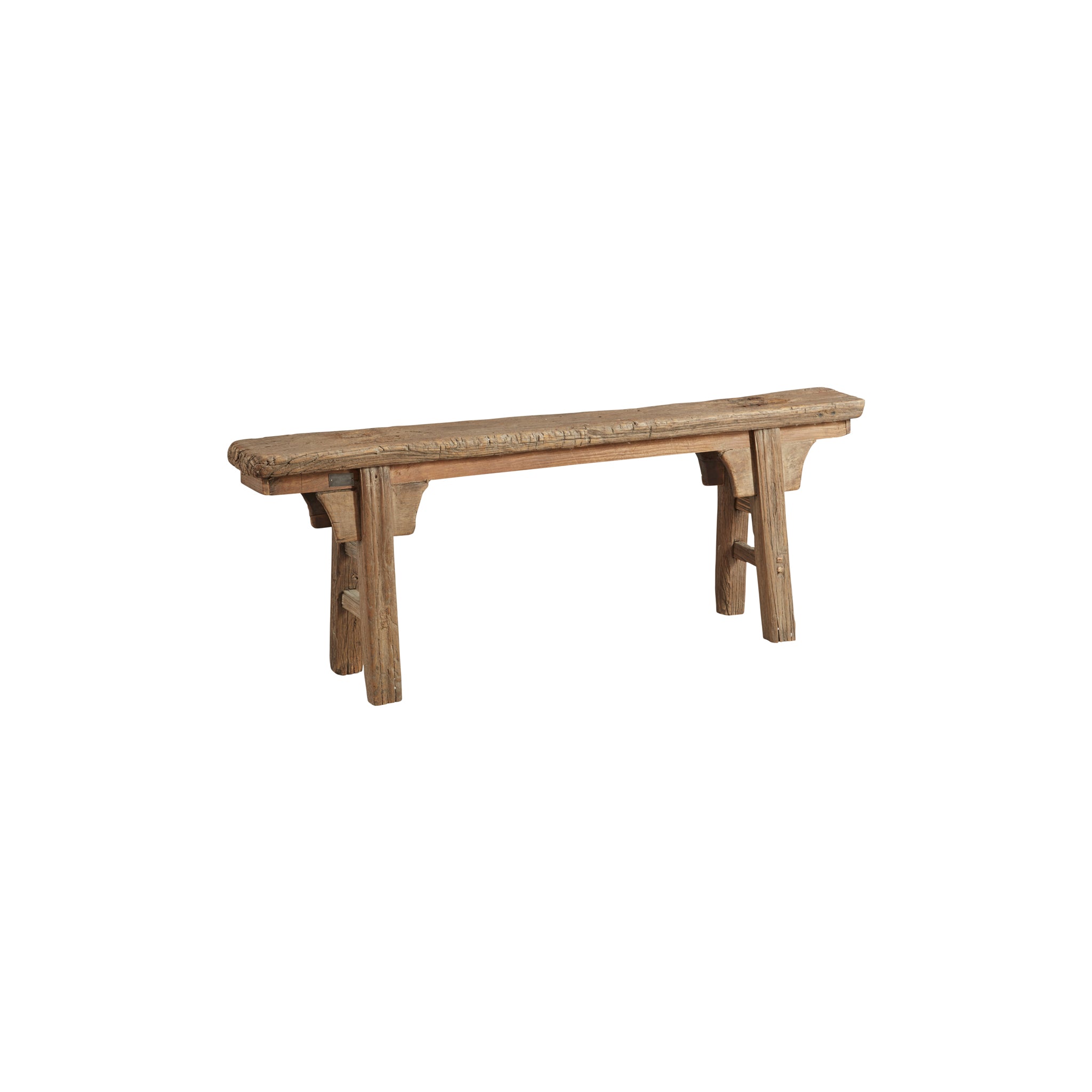 Very narrow wood bench store