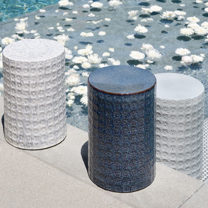 Fyori Ceramic Side Table | Wisteria