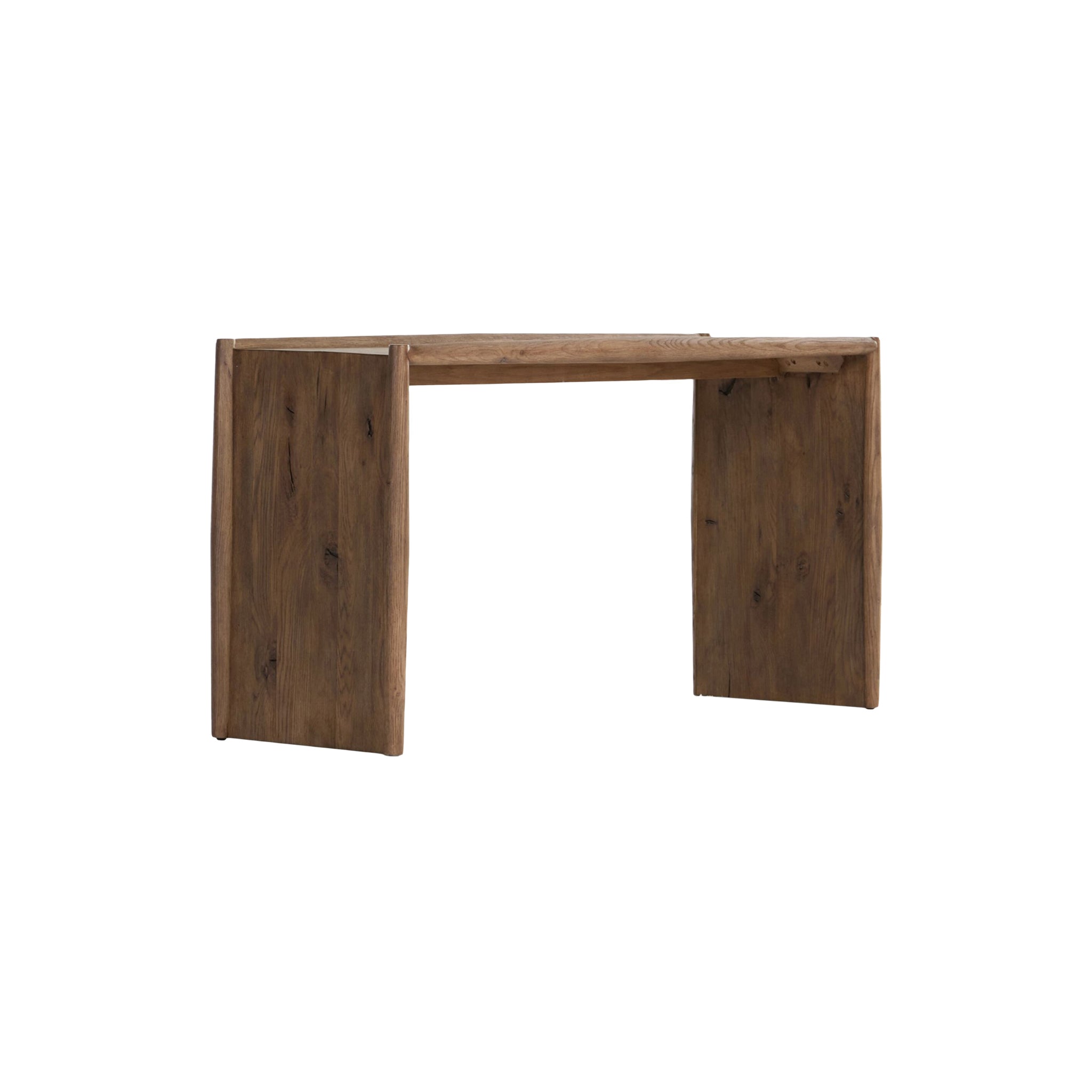 Rustic Weathered Oak Console Table | Wisteria